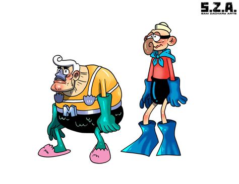 Spongebob Squarepants Character Design Part 10 By Samzacharyarts On