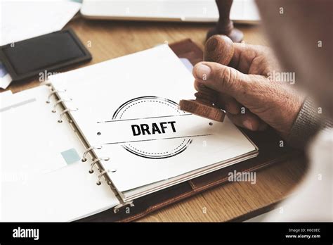 Draft Sketch Design Preview Structure Template Concept Stock Photo Alamy