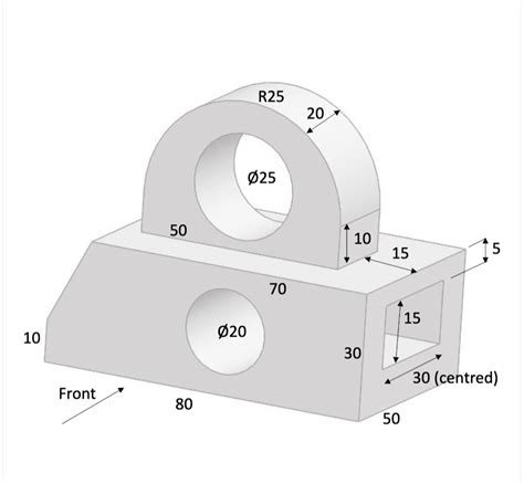 Solved Please Draw This In An Isometric View With Full Chegg