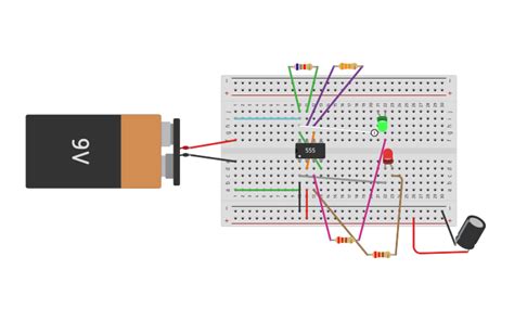 Circuit Design Alternating Railway Circuit Tinkercad