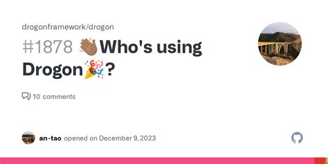 Who S Using Drogon Issue 1878 Drogonframework Drogon GitHub