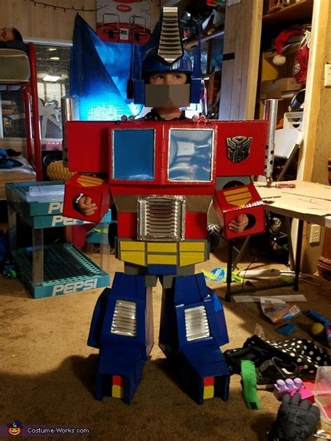 awesome diy optimus prime costume diy costumes under 35