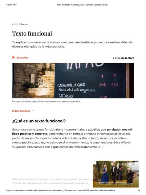 Ejemplo De Texto Funcional Pdf