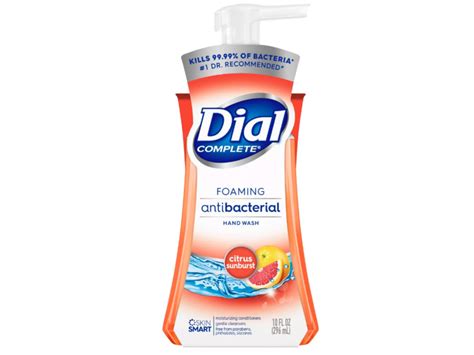 Dial Complete Foaming Antibacterial Hand Wash Citrus 10 Fl Oz 296 Ml