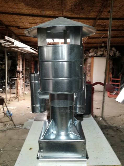 Обшивка на комин Строителни материали Бургас Обшивка на комин със закопчани обшивки по