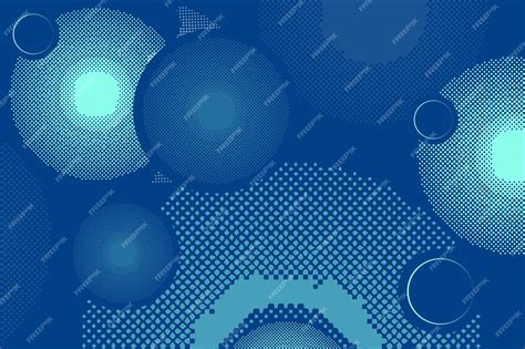 Premium Vector Blue Abstract Background And Half Tone Design