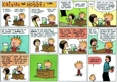 Rather Than Working Calvin And Hobbes Explain The Auto Bailout