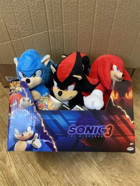 Sonic The Hedgehog 3 Movie 9inch Sonic Plush Brand New Jakks £14 99 Picclick Uk