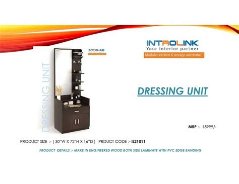 Engineered Wood Designer Dressing Table With Stool At ₹ 15999 Piece In Ranchi