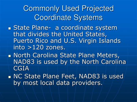 Ppt Introduction To Coordinate Systems And Working With Coordinate Systems In Arcgis