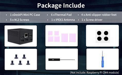 geeekpi deskpi mini cube for raspberry pi compute module 4 cm4