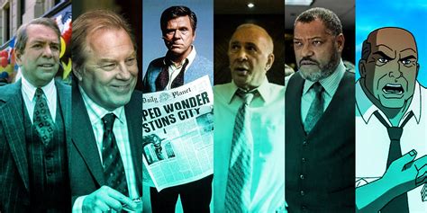 Supermans Perry White Actor Shares First Look At The Daily Planet Boss