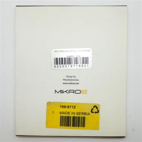 mikroelectronika mcu card 24 for stm32 32 bit mcu add on board mikroe