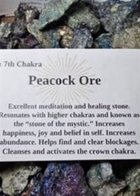 Peacock Ore Natural Rough Energy Within Crystals