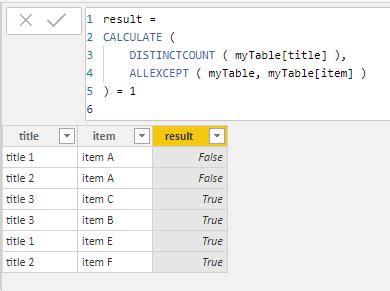 DAX How Can I Check If A Value In Column A Has Different Values In Column B Stack Overflow