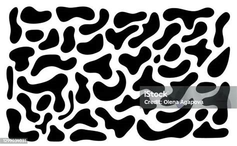 불규칙한 방울 추상적인 유기 모양 세트 추상 불규칙한 랜덤 블럭 간단한 액체 무정형 스포지 프리젠 테이션 배너 포스터 및 전단지를위한 트렌디 한 최소한의 디자인 0명에 대한