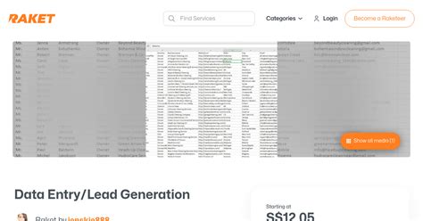 data entry lead generation by jenskie888 raket ph