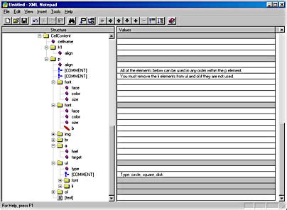 The Body Section XML