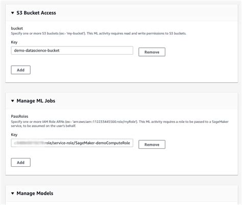 define customized permissions in minutes with amazon sagemaker role