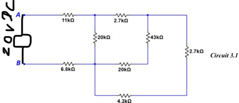 Solved Calculate By Hand The Equivalent Resistance Between Nodes A