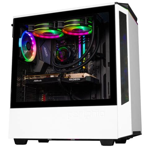 Periphio Castle Prebuilt Gaming Pc Amd Ryzen 5 4600g Cpu 42ghz Turbo Radeon Vega 7 Igpu