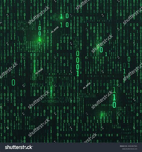 Matrix Binary Numbers Scifi Background Binary Stock Vector Royalty Free 2041067561 Shutterstock