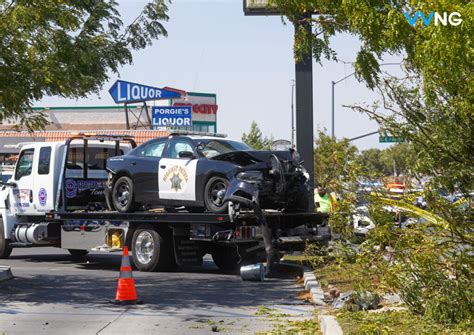 Chp Vehicle Involved In Collision Sunday Morning In Hesperia Victor Valley News