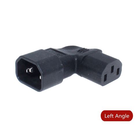 IEC Connectors IEC C Male To C Famale Vertical Right Left Angle Power Adapter
