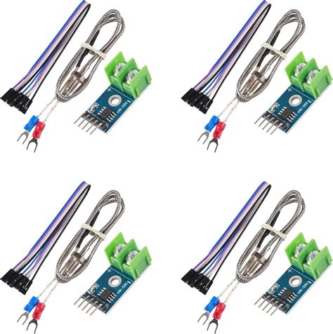 Almocn 4pcs Dc 3 5v Max6675 Module K Type Thermocouple Temperature Sensor Thermocouple Sensor