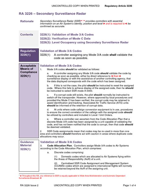 ra3226 issue 2 pdf transponder aeronautics aviation safety