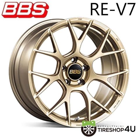Bbs Bbs Re V7 Re V7087 19x95j 5120 53 Gl ゴールド 新品ホイール1本価格 【代引き不可