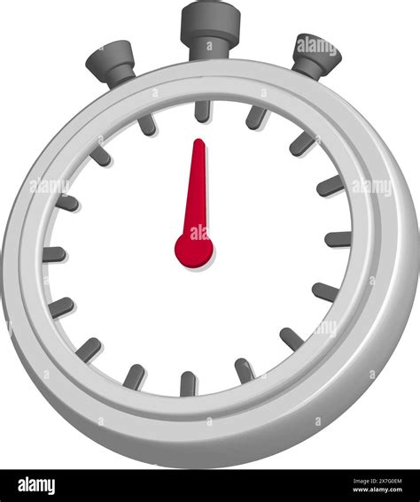 Vector Illustration Of Timer Stopwatch 3d Stock Vector Image And Art Alamy