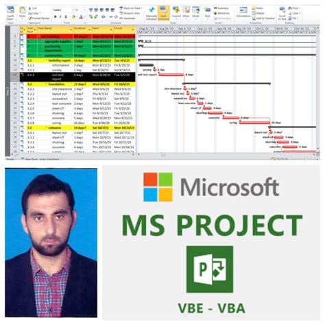 Prepare Construction Schedule Gantt Chart Using Ms Project By Engr Taj Fiverr