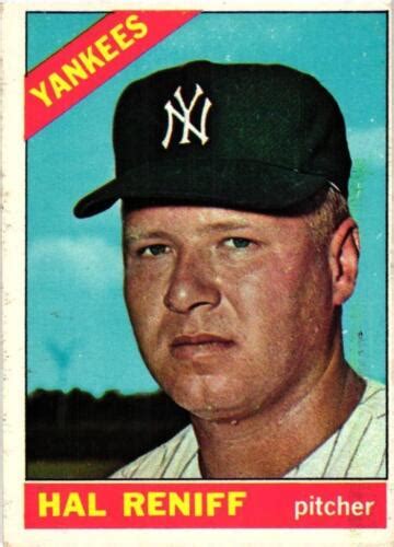 Hal Reniff 1966 Topps 68 Free Shipping B15r2s25p13 Ebay