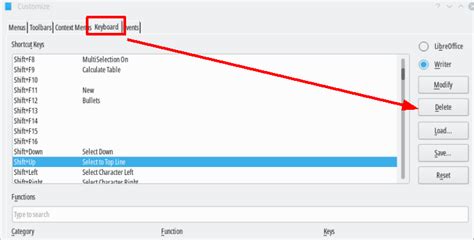Can I Turn Off All Shortcut Keys In LibreOffice Writer English Ask LibreOffice