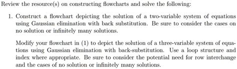 Solve Using Drawing Flowchart There Shouldnt Be Any Loops Review The
