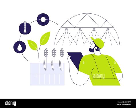 Variable Rate Irrigation Abstract Concept Vector Illustration Stock Vector Image And Art Alamy