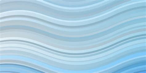 Light Blue Vector Template With Curved Lines Colorful Illustration