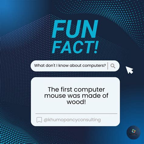 Khumopancy Consulting On Linkedin Funfactfriday Computers History