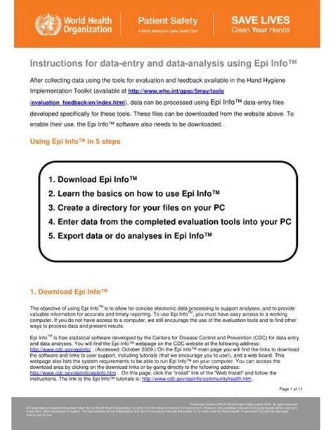 Epi Info Data Form Fillable Printable Forms Free Online