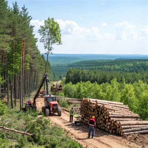 Forestry Setting Stock Illustrations 1959 Forestry Setting Stock