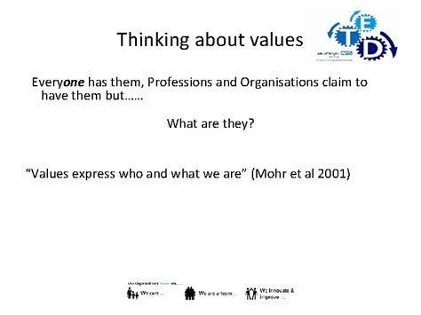 Principles Of Professional Practice Values Based Practice Donna