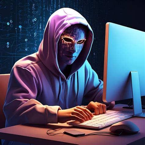 Premium Photo Hacker Illustration Cyber Security Concept Hacking