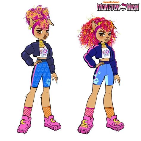 Monster High G3 Howleen Wolf Concept Art Monster High Art Monster