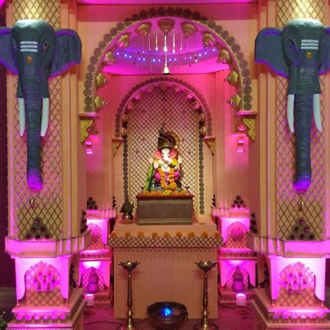 Flower Decoration For Ganpati Ganpati Decoration Design Gate