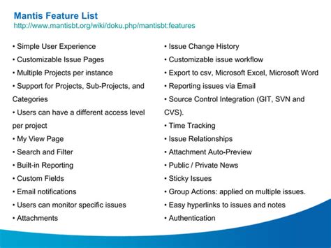mantis code deployment process ppt