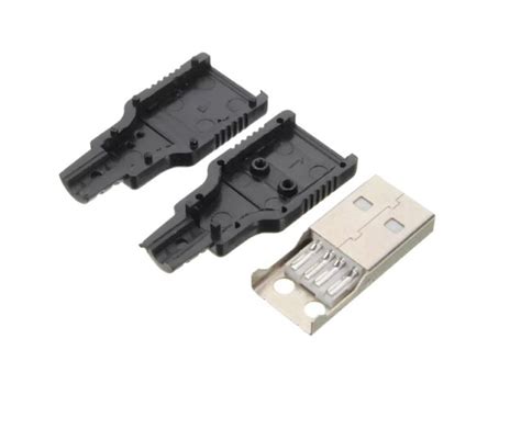 Conector Usb Tipo A Macho Para Armar Electrónica Sigma Guatemala