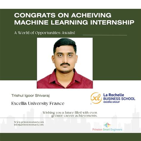 Internship Machinelearning Ai Datascience Careergrowth