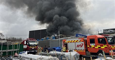 파주 페인트 도장 공장에서 불외국인 근로자 1명 부상