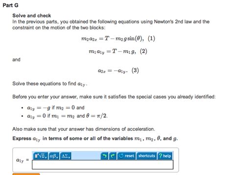 Solved Solve And Check In The Previous Parts You Obtained Chegg